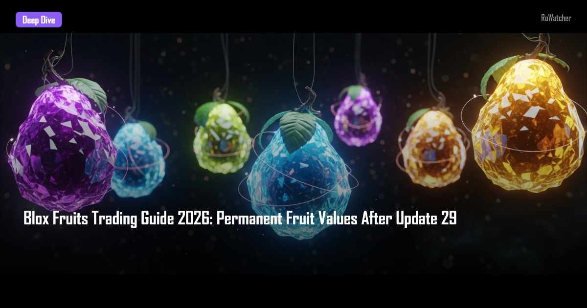 Blox Fruits Trading Guide 2026: Permanent Fruit Values After Update 29 ...