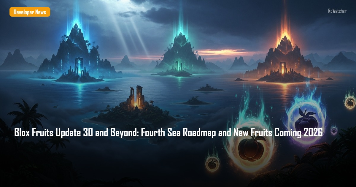 Blox Fruits Update 30 and Beyond: Fourth Sea Roadmap and New Fruits ...