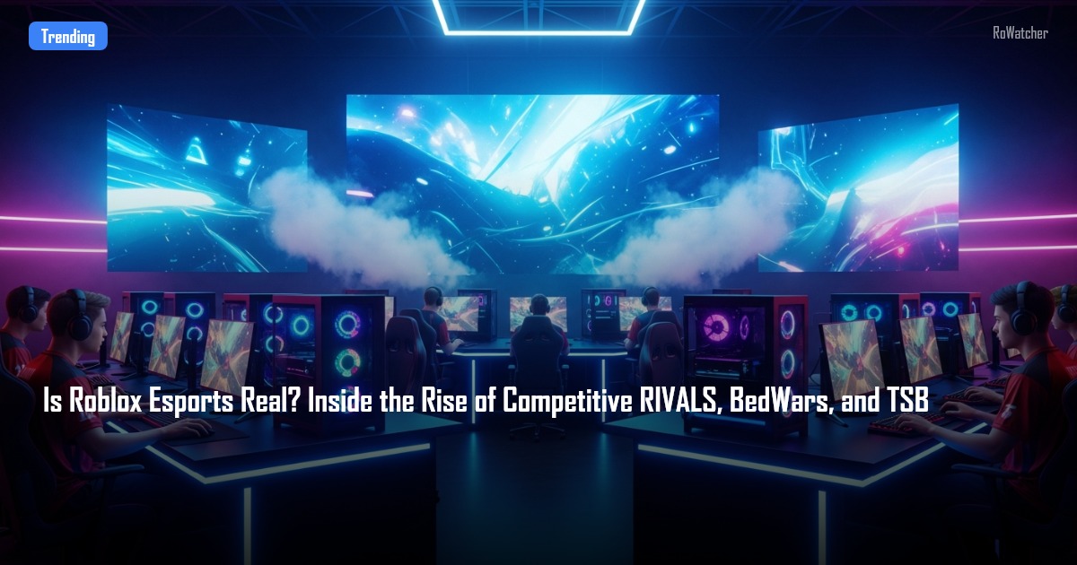 Is Roblox Esports Real? Inside the Rise of Competitive RIVALS, BedWars ...