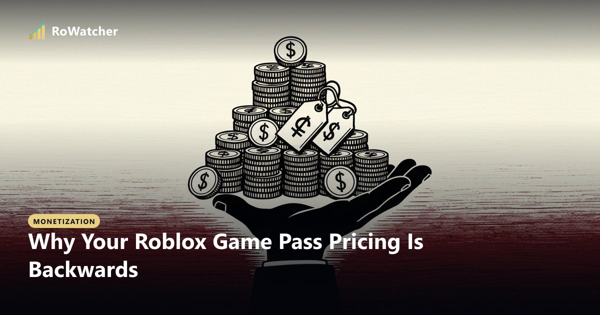 Why Your Roblox Game Pass Pricing Is Backwards — RoWatcher News
